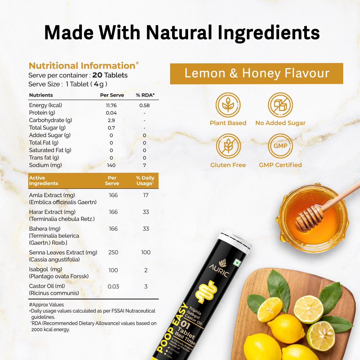 Poop Easy Effervescent Tablet - Drop Fizz & Drink – Auric