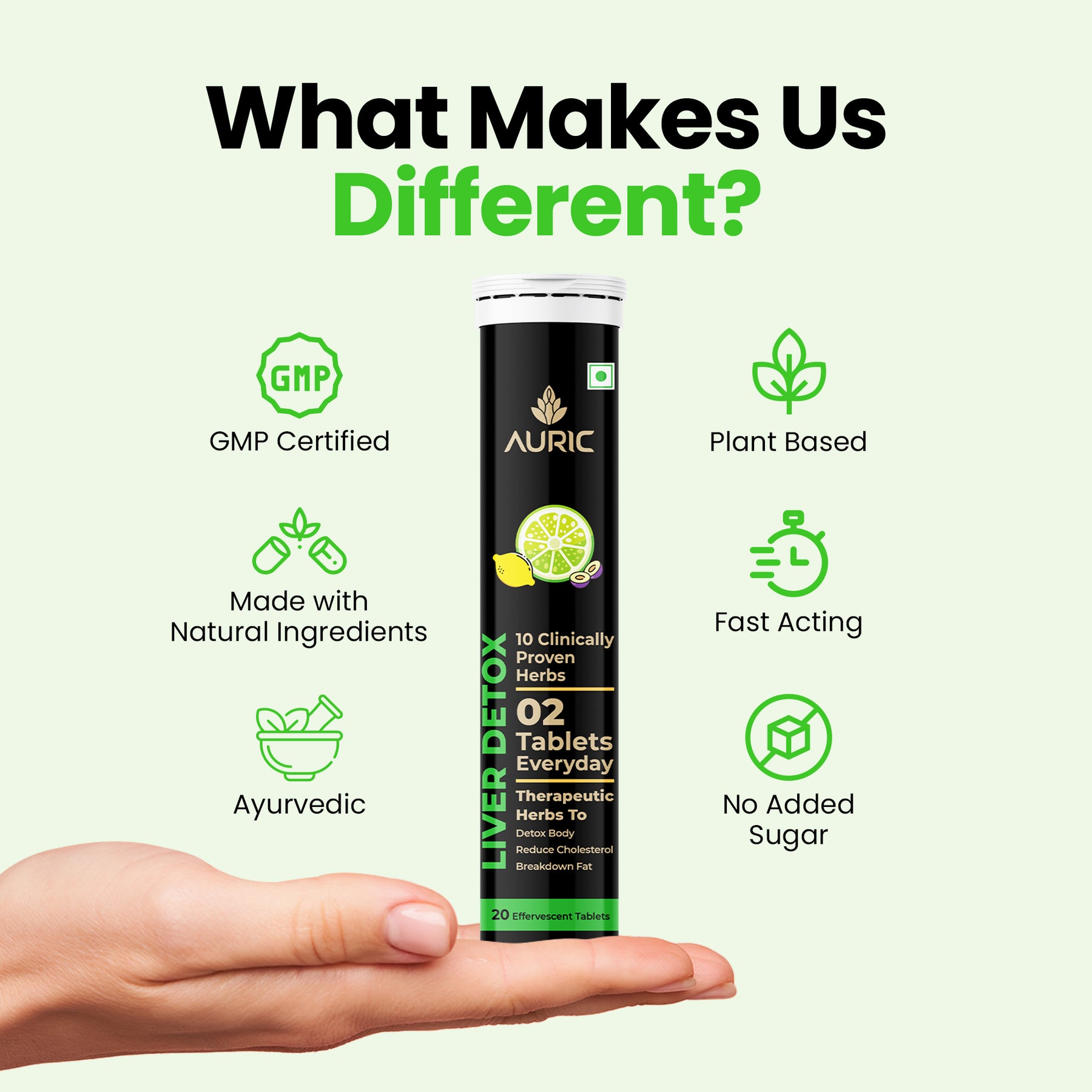 Buy Liver Detox Effervescent Tablet, Drop Fizz Drink Get 30% Off - Auric