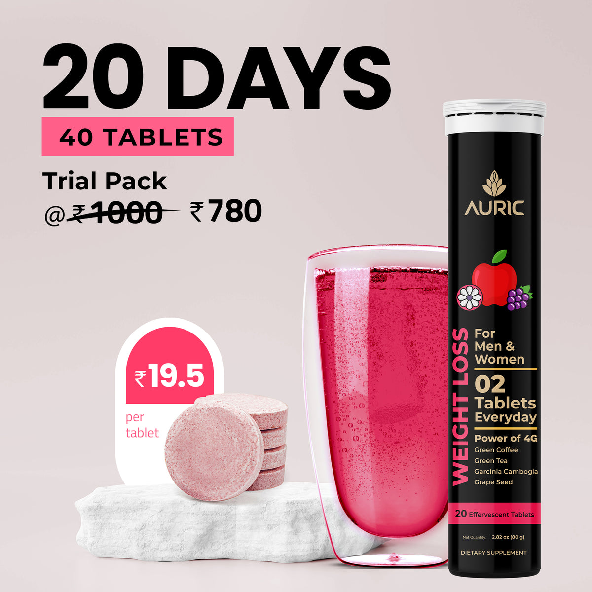 Buy Get Slim Effervescent Weight Loss Tablet Online - Drop Fizz & Drink ...