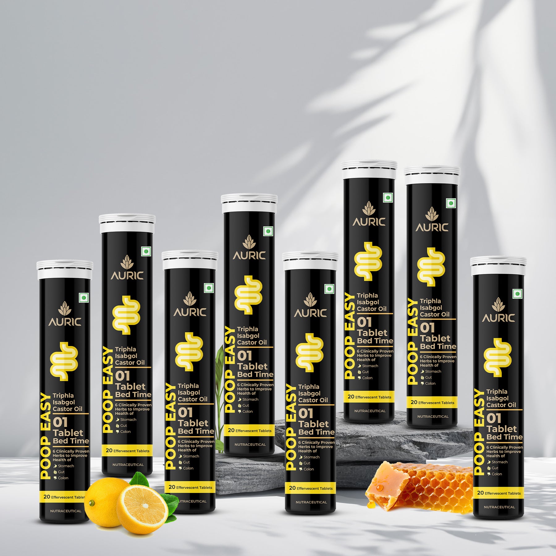 Poop Easy Effervescent Tablet - Drop Fizz & Drink – Auric