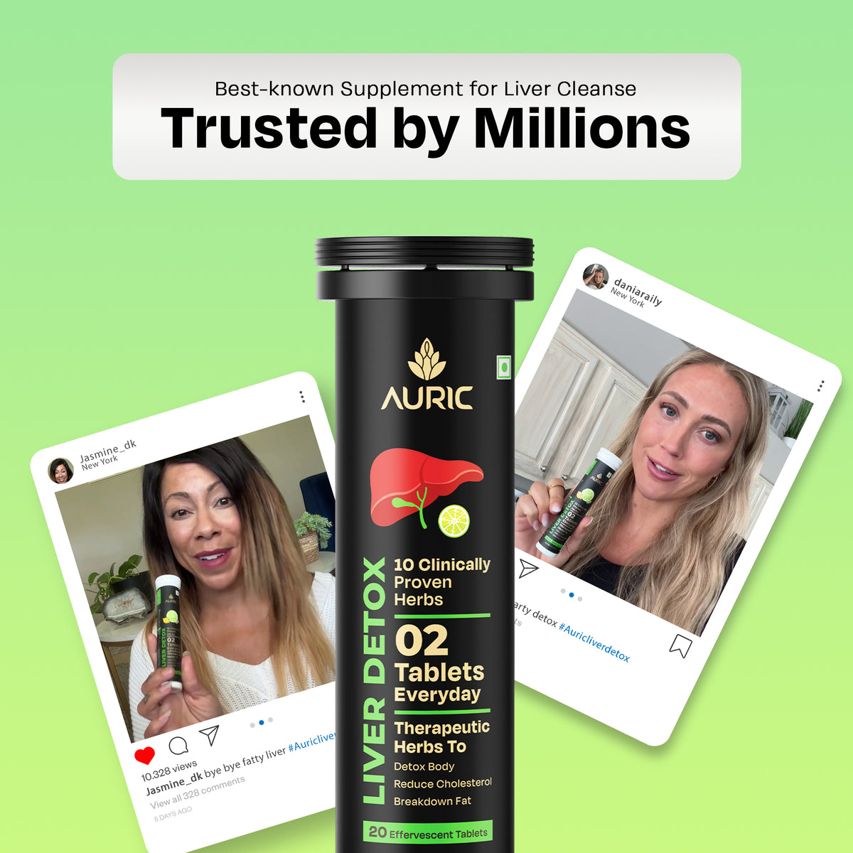Buy Liver Detox Effervescent Tablet, Drop Fizz Drink Get 30% Off - Auric